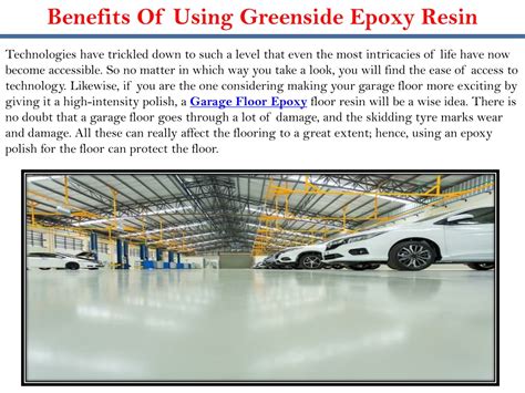 Ppt Benefits Of Using Greenside Epoxy Resin Powerpoint Presentation Free Download Id11682409