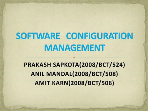ppt software configuration management powerpoint presentation free download id 7026423