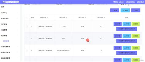 基于springboot的在线问卷调查管理系统springboot 问卷调查 Csdn博客