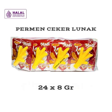 Jual Grosir Permen Ceker Lunak 24 X 8 Gr Rasa Buah Chicken Feet