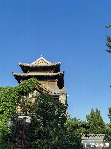 古北水镇 古建筑 楼阁 罐头图库