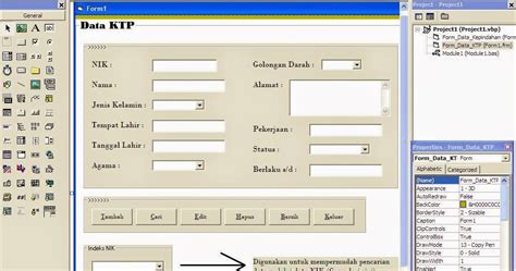 Membuat Menu Utama Pada VB Coretan AA Anwar