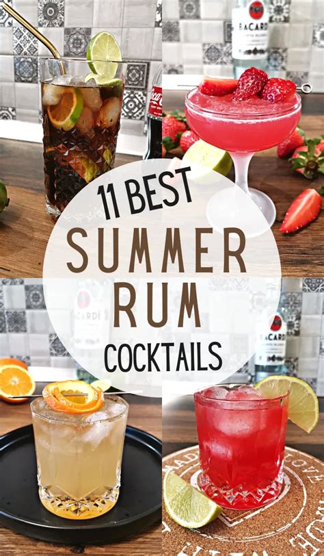 Best 11 Summer Rum Cocktails Easy And Refreshing Foodiosity
