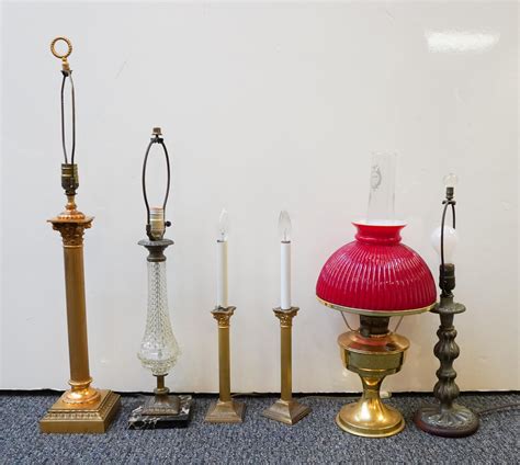 Lot Collection Of Assorted Lamps
