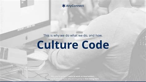 The Anyconnect Culture Code The Smarter Camera Platform Ppt