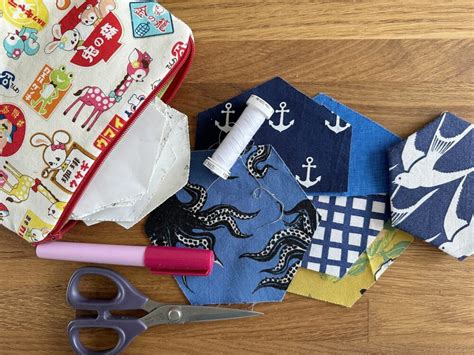 Patchwork Mit Hexagons Limetrees