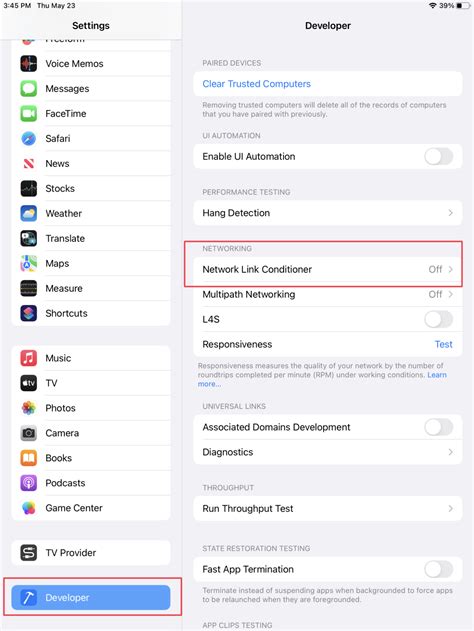 Testing Ios And Ipados Network Conditions Using Network Link