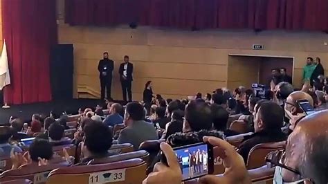 فیلم لحظه کشف حجاب یک زن در انتخابات سازمان نظام مهندسی تهران خانم مهندس چه گفت؟