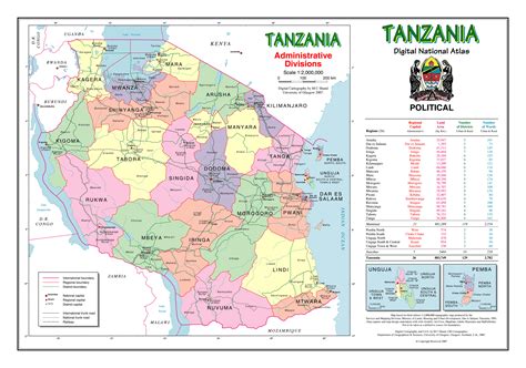 Political Map Of Tanzania Tanzania Regions Map Porn Sex Picture