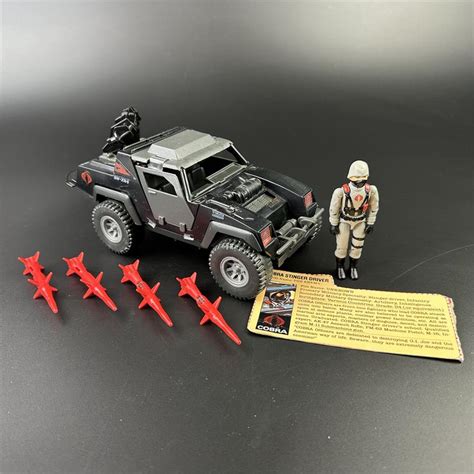 1984 Hasbro Gi Joe Stinger Jeep With Driver 1jj