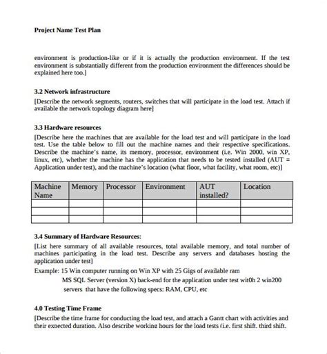 Free 11 Testing Plan Templates In Pdf Ms Word
