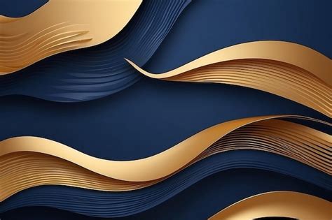 Premium Photo 3d Modern Wave Curve Abstract Presentation Background