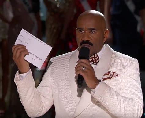 Pics Steve Harveys Mistake At Miss Universe 2015 — Full Timeline