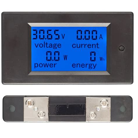 Aliexpress Com Buy DC Digital Display LCD Combo Meter KWH Watt Panel Meter Voltage Current