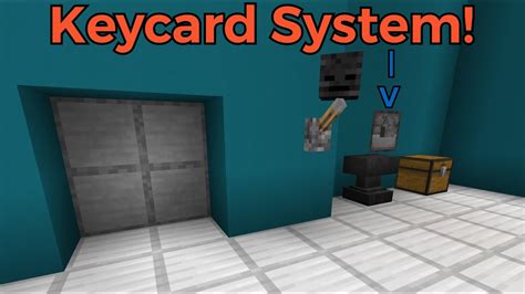 Minecraft Keycard Tutorial Youtube
