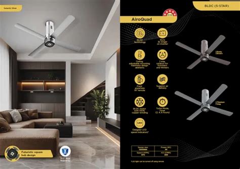 Ecolink Airoquad 1200mm Rusty Brown 4 Balde Fan At ₹ 7400 Piece In