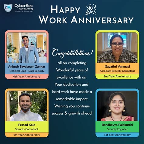 Cybersec Consulting On Linkedin Cybersecworkanniversary Workmilestone Cybersecemployees