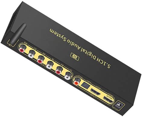 Tobo 5 1 Audio Decoder Dtshd Dolby Atmos Disk Hdmi Bluetooth 5 0 Optical Td 1098wa Media