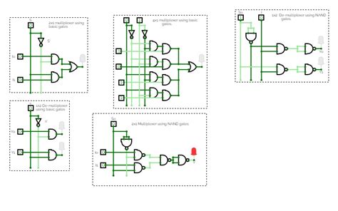 CircuitVerse Multiplexer And De Multiplexer