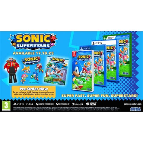 Sonic Superstars Xbox Series X Xbox One Smyths Toys UK