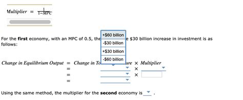 Solved 3 The Multiplier And The Mpc Consider Two Closed