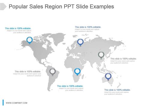 Popular Sales Region Ppt Slide Examples