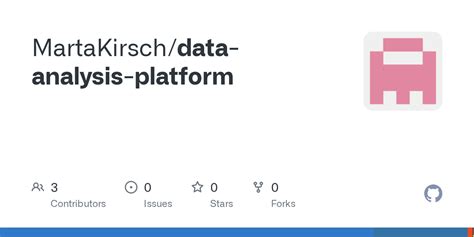 Github Martakirschdata Analysis Platform