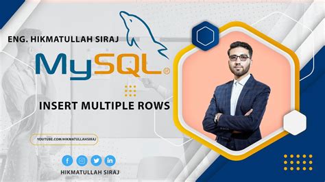 Mysql Insert Multiple Rows Tutorial In Pashto Add Multiple Records To