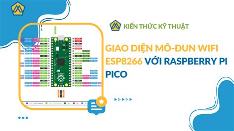 Giao Diện Mô đun Wifi Esp8266 Với Raspberry Pi Pico Mecsuvn