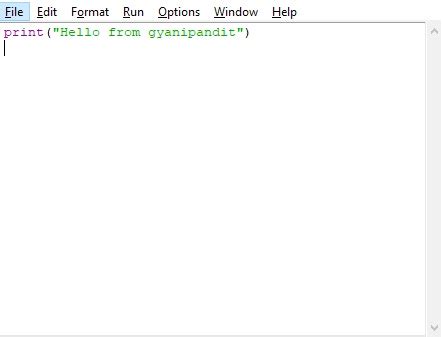 Python Syntax Writing Our First Basic Python Program
