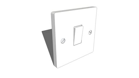 Wall Switch Grid Plus 1 Module 3d Warehouse