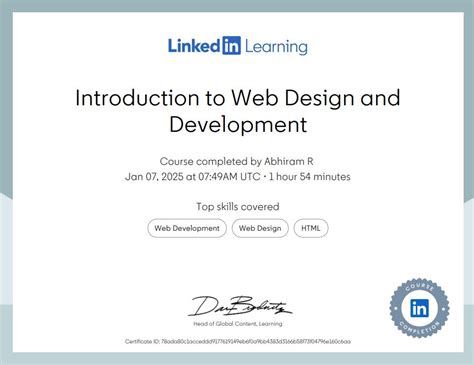 Linkedinlearning Skilldevelopment Keepgrowing Abhiram R