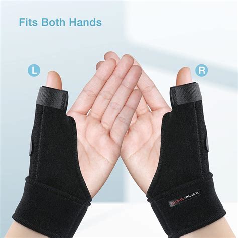 Doeplex Trigger Thumb Splint Adjustable Thumb Spica Support Brace For Men Women Relieves