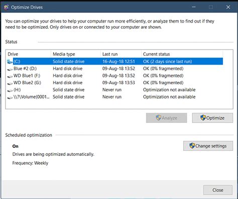 Should Defragment And Optimize Drives Be Running For An Ssd Windows 10 Forums