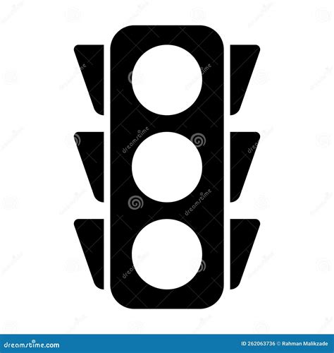 Traffic Light Icon Stoplight Semaphore Vector Illustration Stock Vector Illustration Of