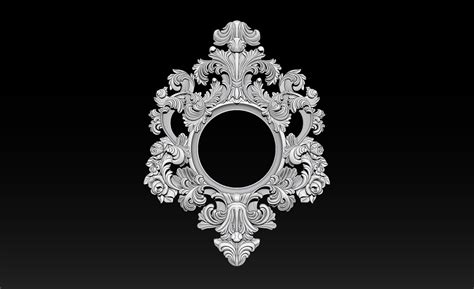 Classical Carved Frame 3d Model By Dang Nhat Tan