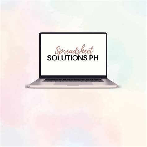 Spreadsheet Solutions Ph