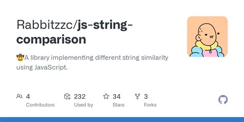 Github Rabbitzzcjs String Comparison 🤠a Library Implementing
