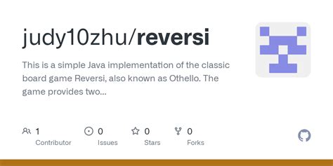 GitHub Judy Zhu Reversi This Is A Simple Java Implementation Of The Classic Board Game