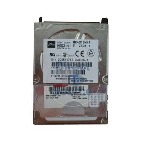 Toshiba Mk4313mat 4 3gb 4 2k Ide 2 5inch Hard Drive