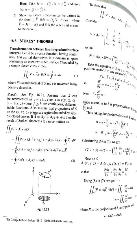 SOLUTION Stokes And Divergence Theorem Studypool