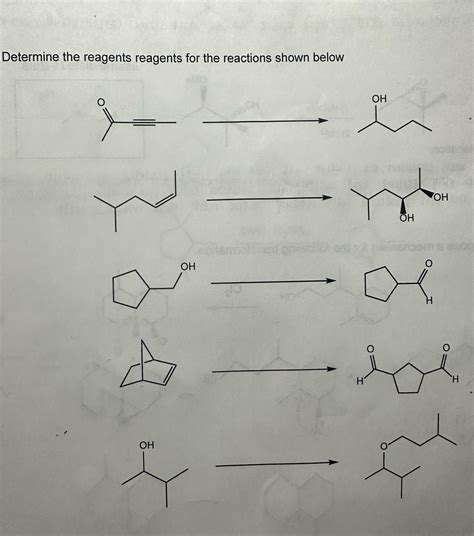 [solved] Determine The Reagents Reagents For The Reactions Shown Below Solutioninn