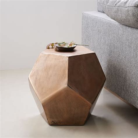 Gem Cut Side Table Side Table West Elm After Christmas Decor