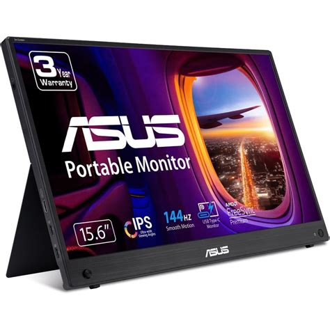 Asus Zenscreen Mb Ahg Class Full Hd Lcd Monitor Black Viewable In Plane