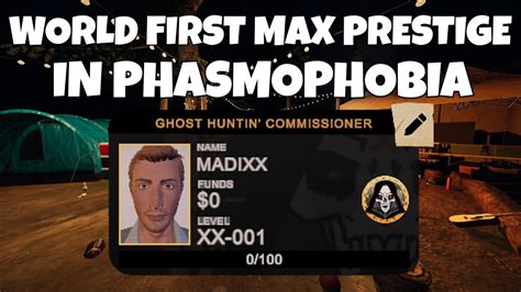 World First Max Prestige In Phasmophobia Prestige 20 Youtube