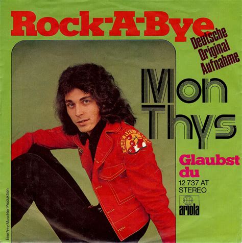 Mon Thys Rock A Bye Vinyl 7 45 Rpm Single 1973 [r5786475] Discogs