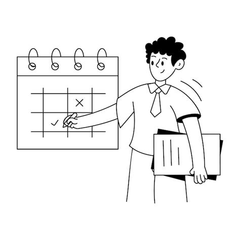 Premium Vector Glyph Illustration Of Task Scheduling