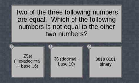 Two Of The Three Following Numbers Are Equal StudyX