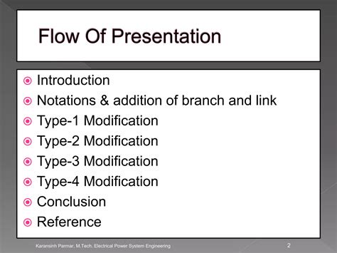 Z Bus Building Algorithm PPT