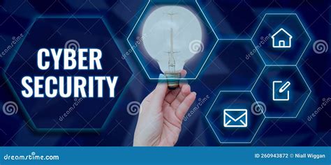 Handwriting Text Cyber Security Business Approach Protect A Computer System Against